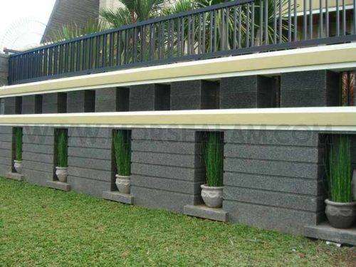 Desain Dinding Pagar | Morse Alam - Supplier Batu Alam